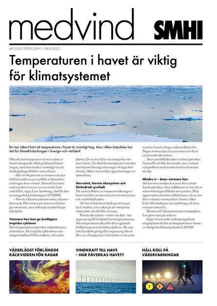 Nytt nummer av Medvind — SMHI